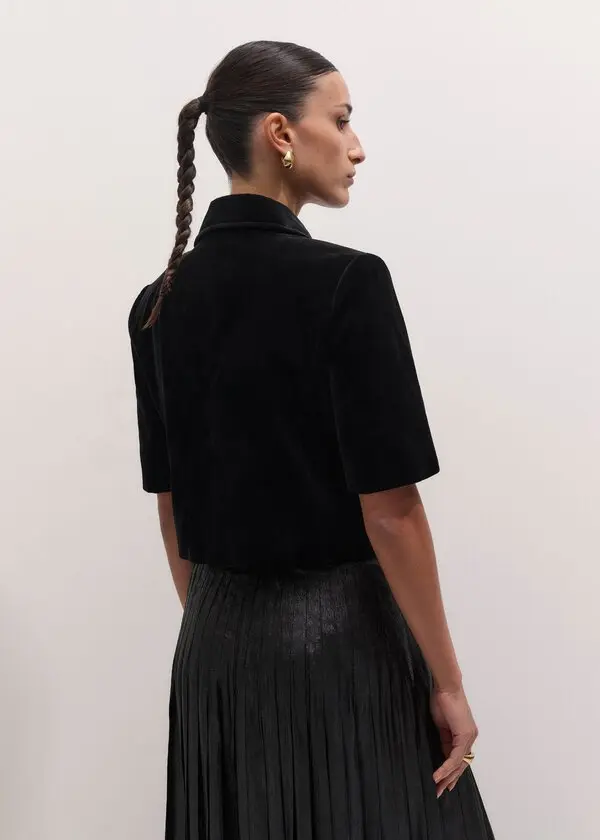 ME+EM Cropped Evening Jacket