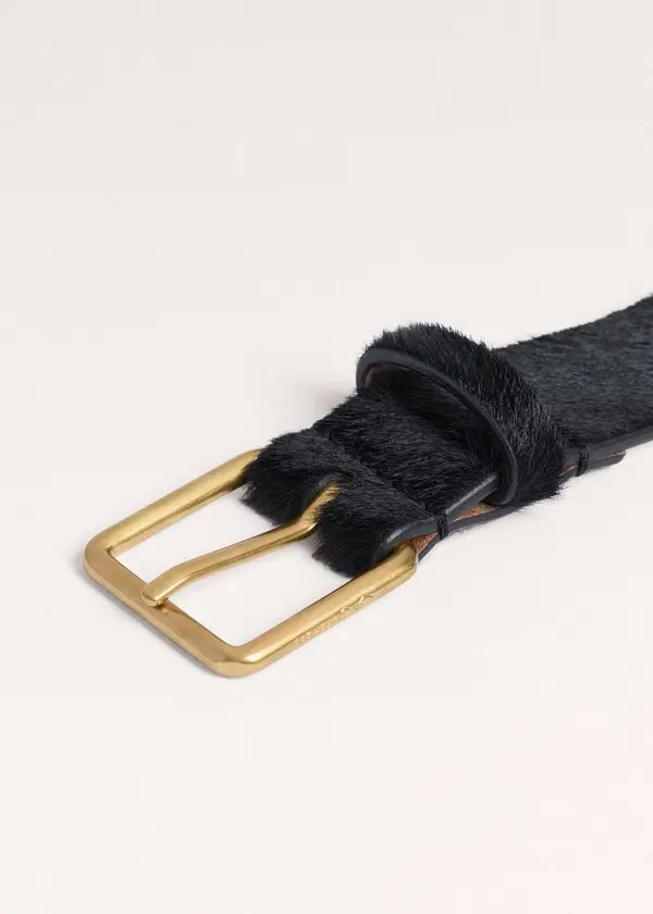 ME+EM 28mm Square Buckle Belt - Black