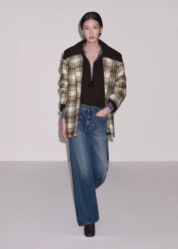 ME+EM Sculptural Zip Sweater