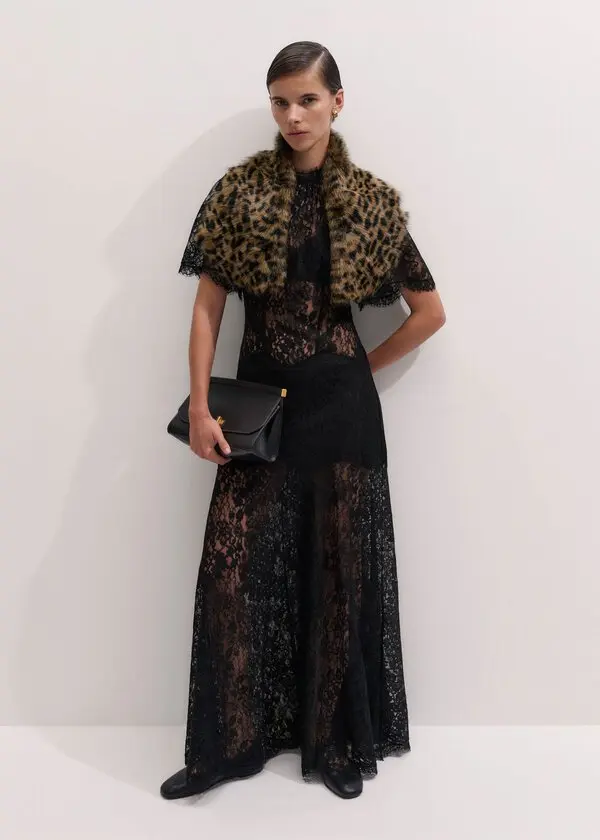 ME+EM Fluid Lace Full Length Gown + Slip