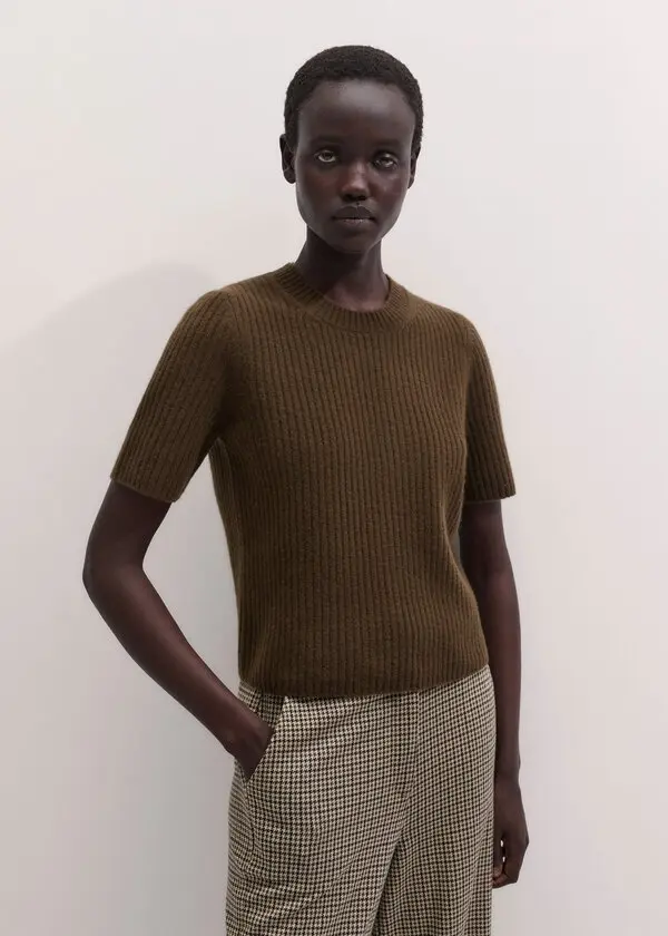 ME+EM Merino Rib Straight Knit Tee