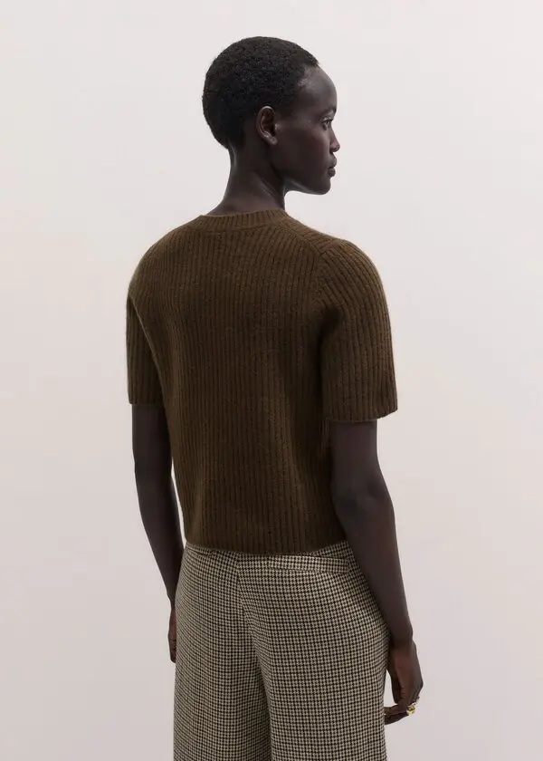 ME+EM Merino Rib Straight Knit Tee