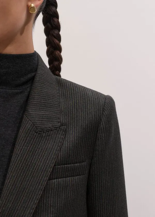 ME+EM Sharp Shoulder Blazer