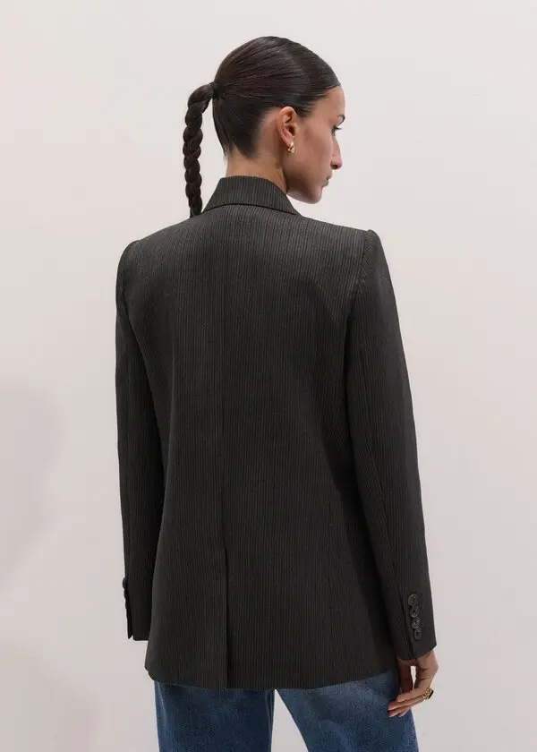 ME+EM Sharp Shoulder Blazer