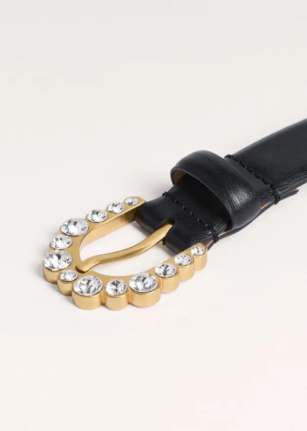 ME+EM Diamante Buckle Belt