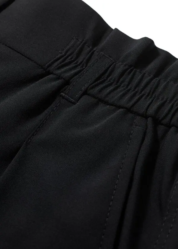 ME+EM Gathered Waist Taper Pant