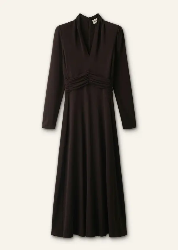 ME+EM V Neck Maxi Dress