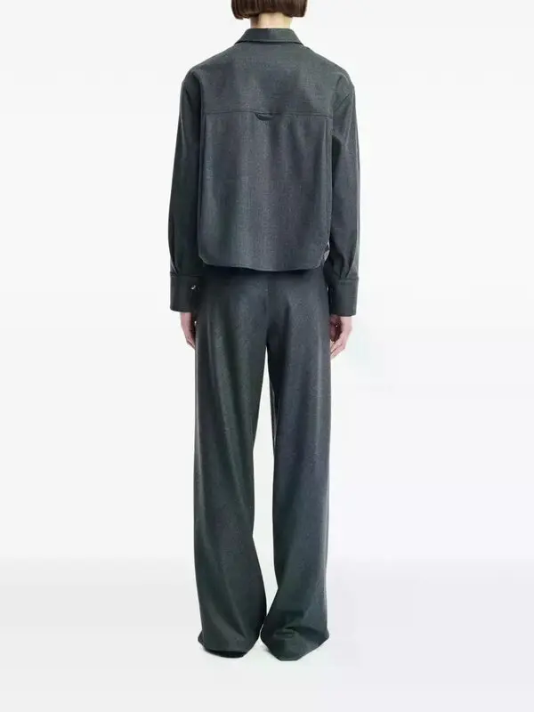 Maria Mcmanus Button-sleeve Cropped Shirt
