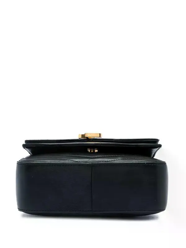 Saint Laurent 2018 Small Chevron Lambskin Monogram Sulpice Bag Crossbody Bag