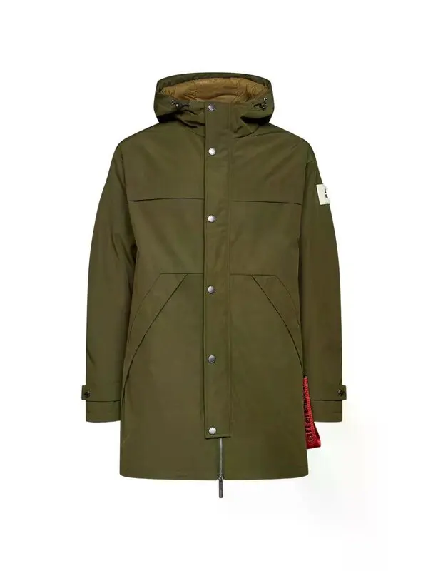 AFTER/LABEL Hooded Zip-up Coat