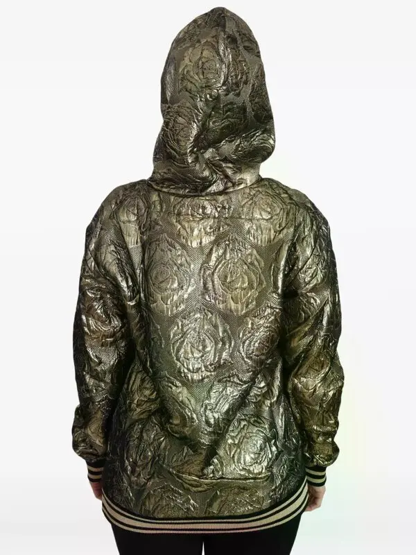 Dolce & Gabbana Rose-brocade Embroidered Hoodie