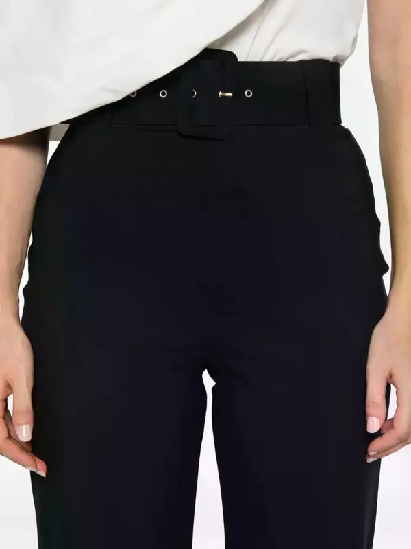 Chiara Boni La Petite Robe Belted Slim-fit Trousers