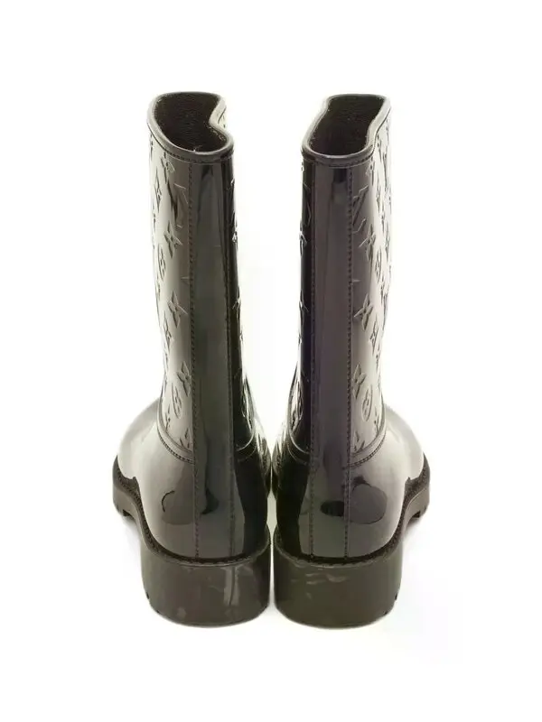 LOUIS VUITTON Monogram Embossed Rain Boots
