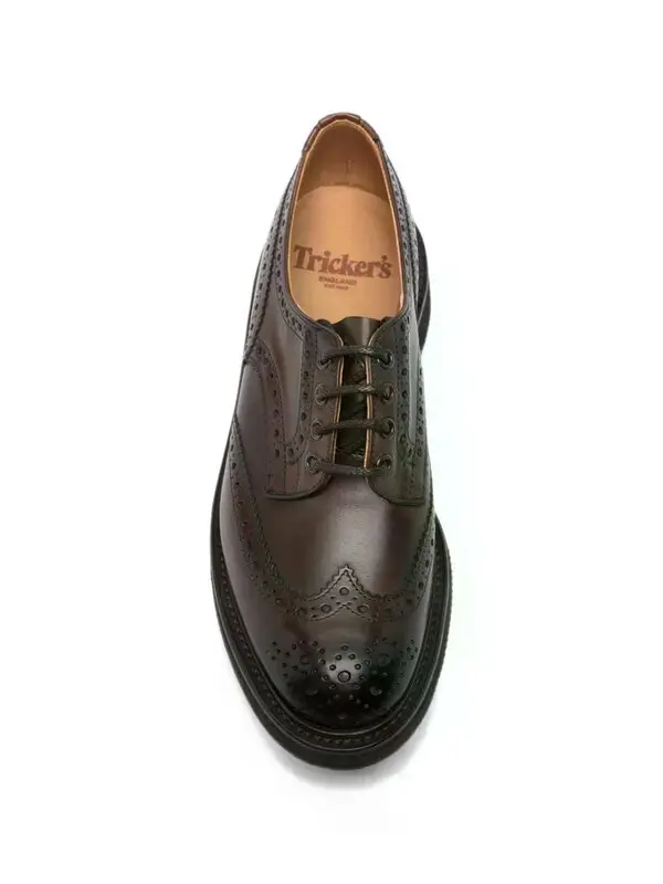 TRICKER'S Brogue Leather Derby Shoes