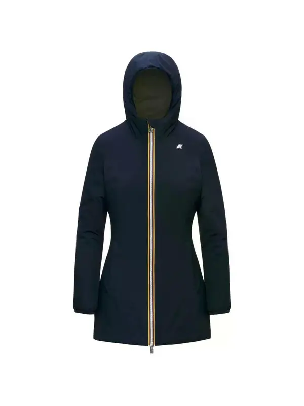 K-WAY Logo-patch Hooded Coat