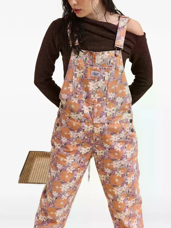 FAVORITE PEOPLE Fairground Floral-print Overalls