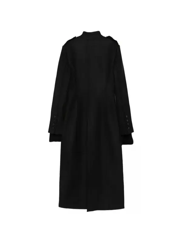 Isabel Benenato Double-breasted Epaulette Coat