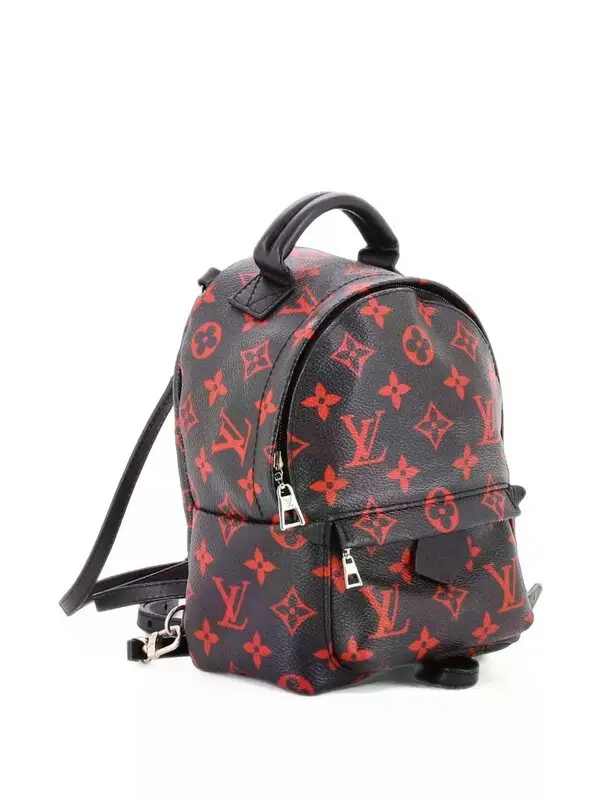 LOUIS VUITTON Palm Springs Limited Edition Monogram Infrarouge Mini Backpack