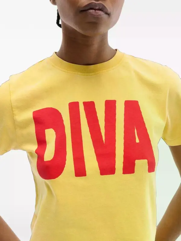 CARNE BOLLENTE Diva Slogan-print T-shirt
