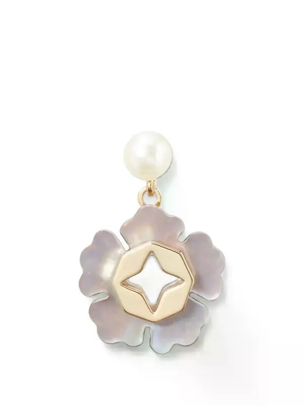 Tory Burch Forget Me Not Pearl Drop Earrings