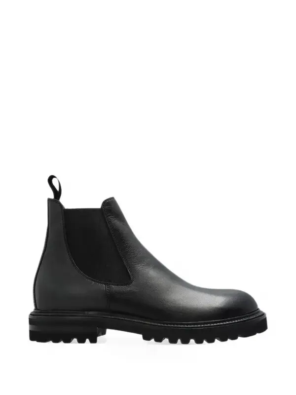 Giorgio Armani Leather Chelsea Boots