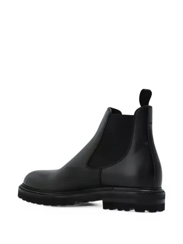 Giorgio Armani Leather Chelsea Boots