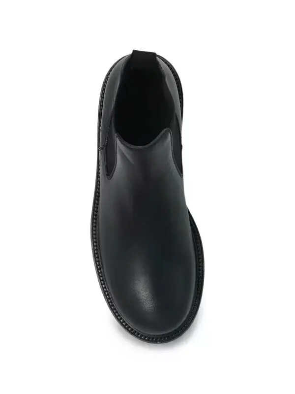 Giorgio Armani Leather Chelsea Boots