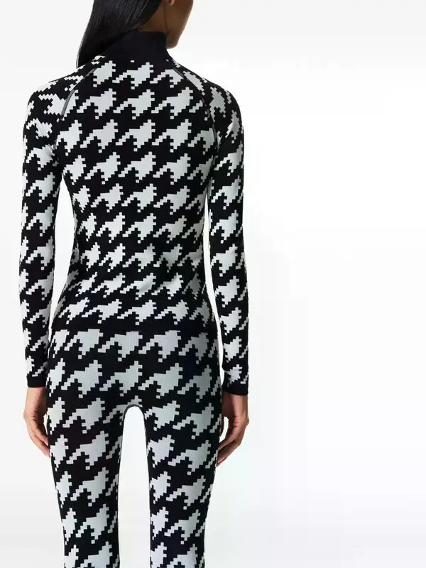 Perfect Moment Jacquard-base-layer Top
