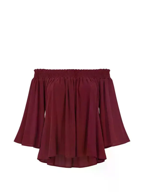 KAOS Off-shoulder Smocked Blouse