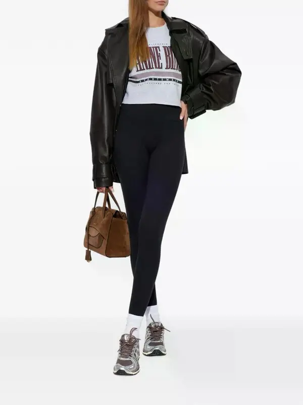 ANINE BING Sporty Cropped Sweatshirt