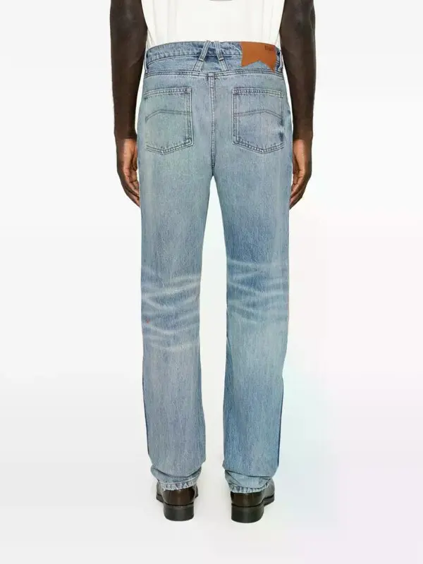 Rhude Distressed Straight-leg Jeans