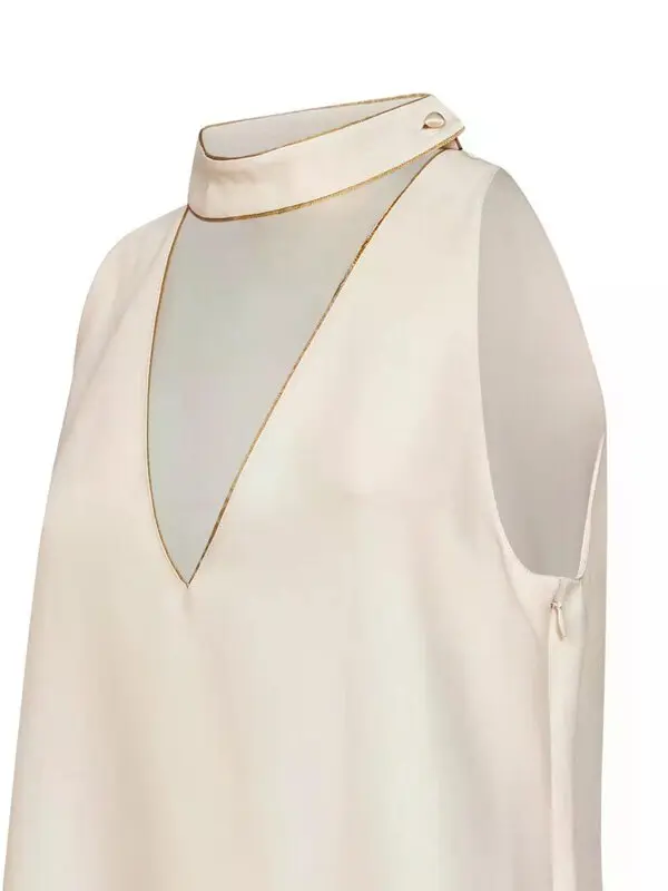 Valentino Garavani Piping-detailing Mini Dress