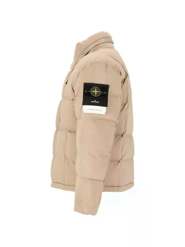 Stone Island Quilted Compass-patch Padded Jacket