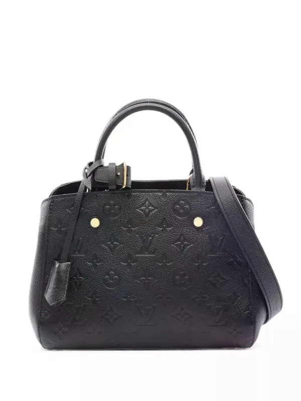 LOUIS VUITTON 2018 Bb Montaigne Monogram Empreinte Tote Bag