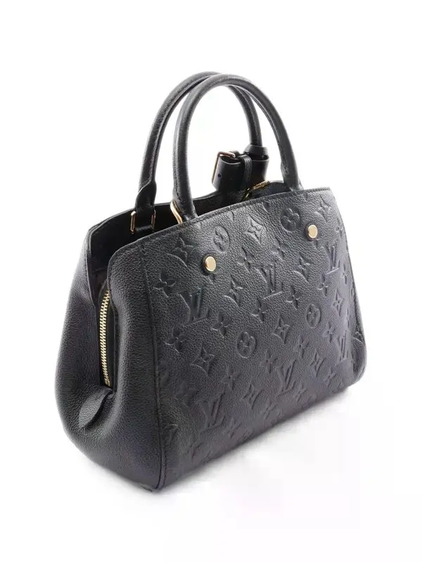 LOUIS VUITTON 2018 Bb Montaigne Monogram Empreinte Tote Bag