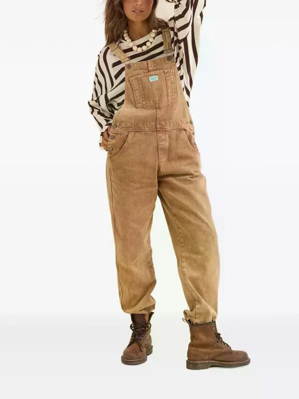 FAVORITE PEOPLE Train Station Garment-dyed Overalls