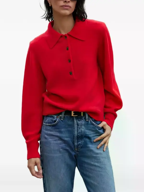 Sold Out NYC Polo-collar Sweater