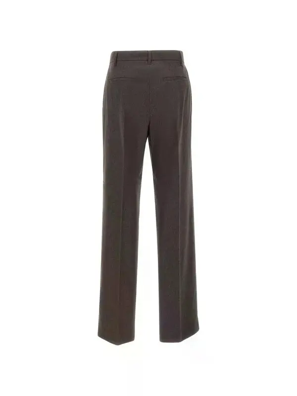 Max Mara Cottage Wool-flannel Trousers