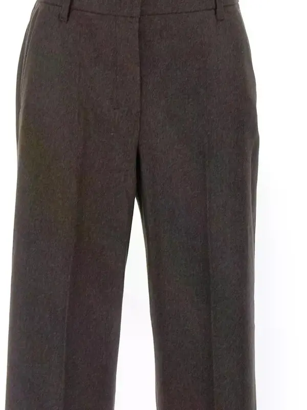 Max Mara Cottage Wool-flannel Trousers