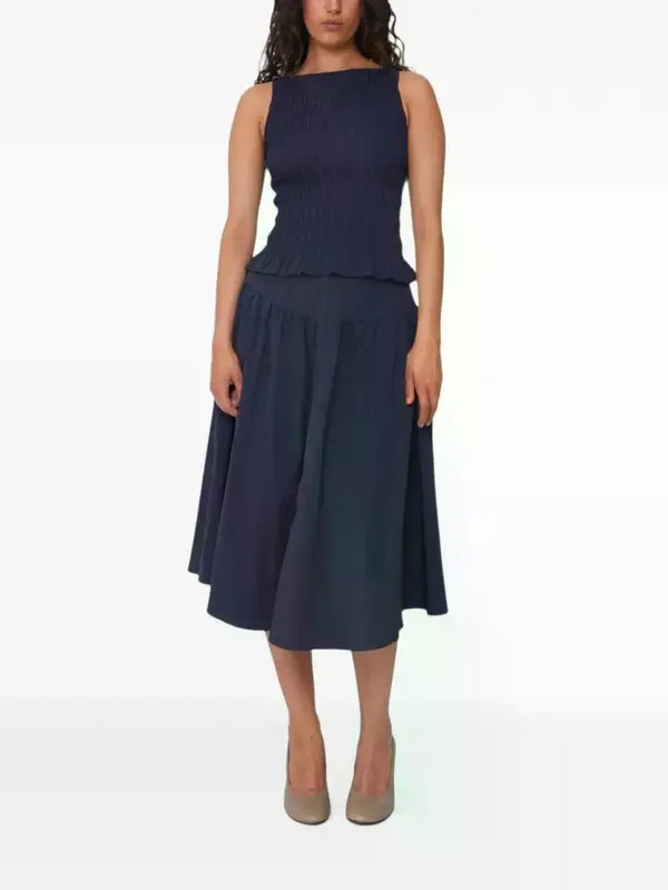 PEACHY DEN Deba Midi Skirt
