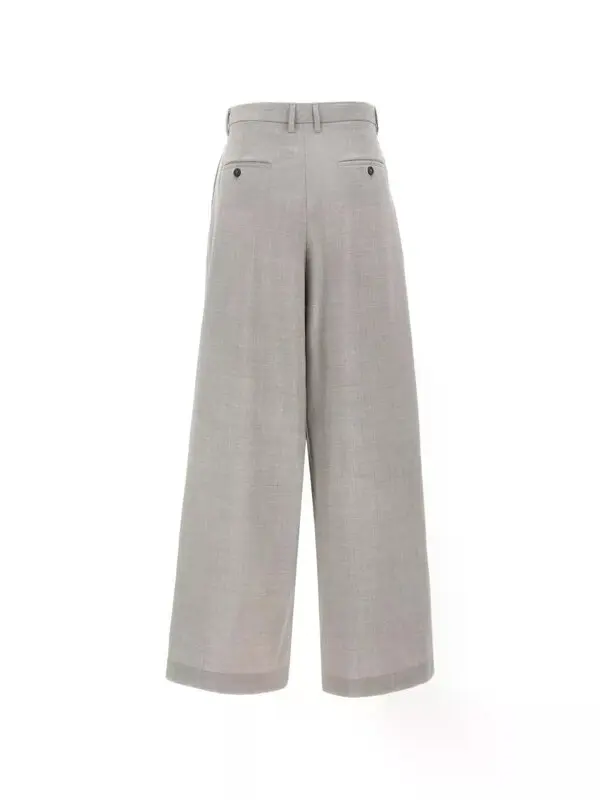 Max Mara Pleated Wide-leg Trousers
