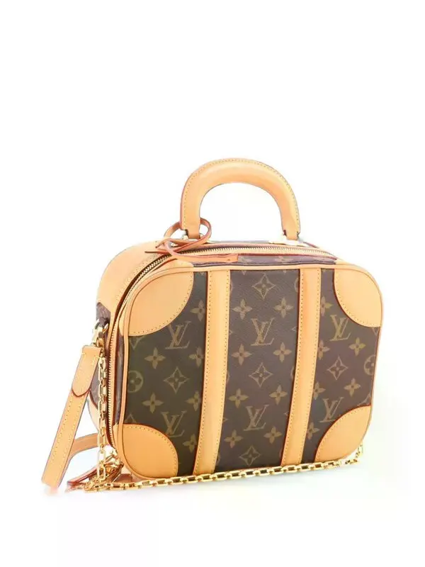 LOUIS VUITTON Valisette Handbag Monogram Canvas Pm Satchel - Brown