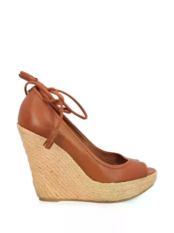 SERGIO ROSSI Tassel-tie Wedge Sandals