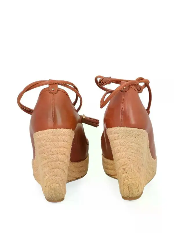 SERGIO ROSSI Tassel-tie Wedge Sandals