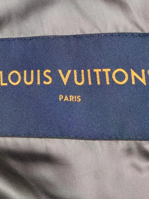 LOUIS VUITTON 2000s Embroidery Hooded Bomber Jacket