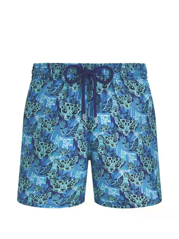 Vilebrequin Tigresa Print Swim Shorts - Blue