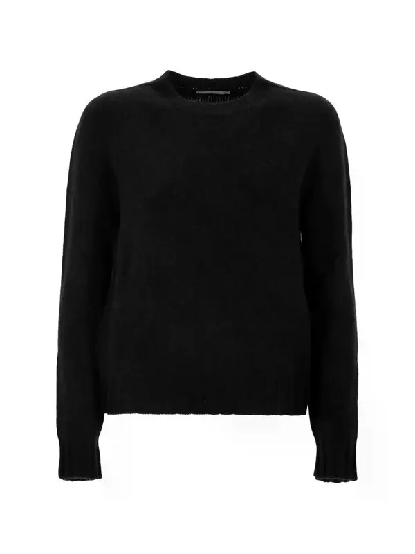 OLIVER LATTUGHI Crew-neck Ribbed-trim Sweater