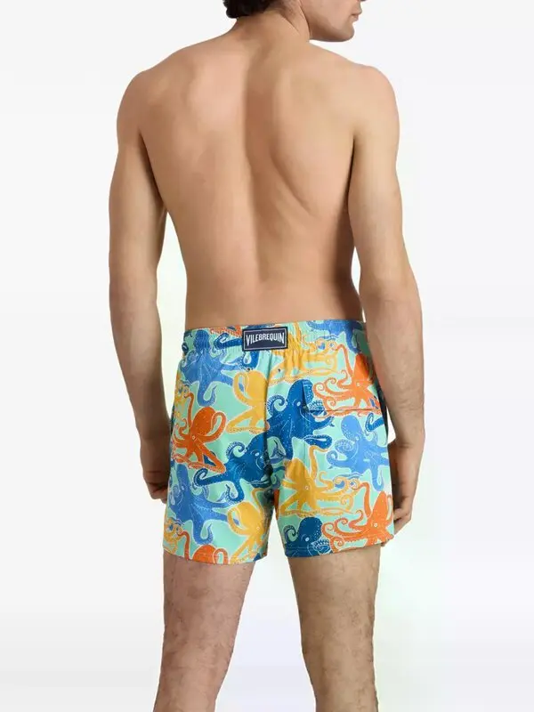 Vilebrequin Octopussy Octopus-print Swim Shorts - Blue