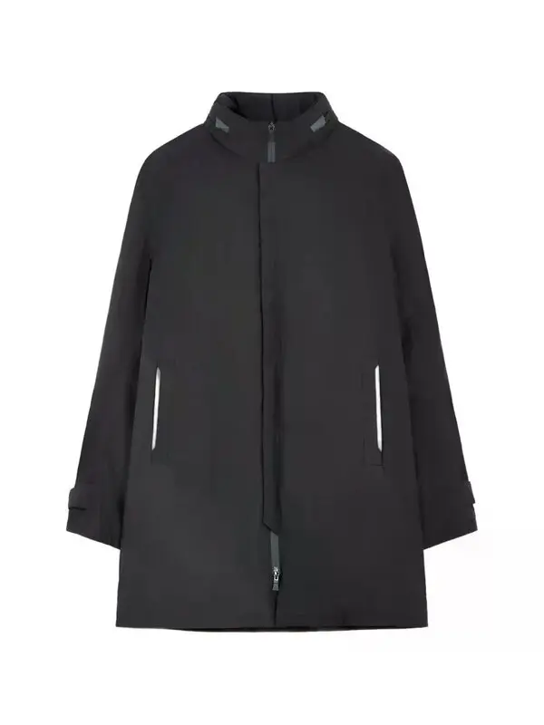 Herno Padded High-neck Raincoat - Grey