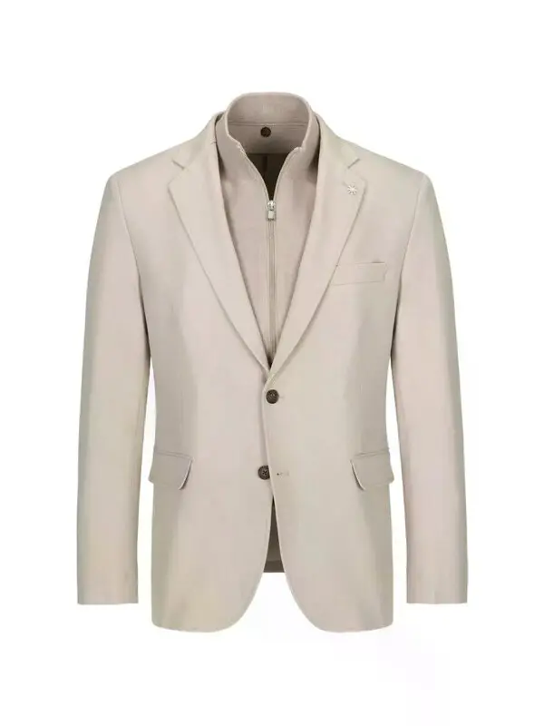 MANUEL RITZ Layered Single-breasted Jacket